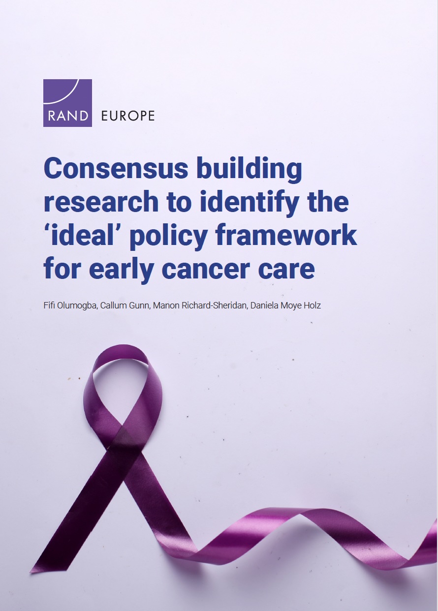 A Blueprint for Earlier Cancer Care: New RAND Europe Report Sets Out ...